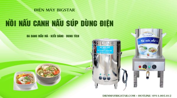 Bảng giá nồi nấu canh nấu súp công nghiệp dùng điện T09/2025